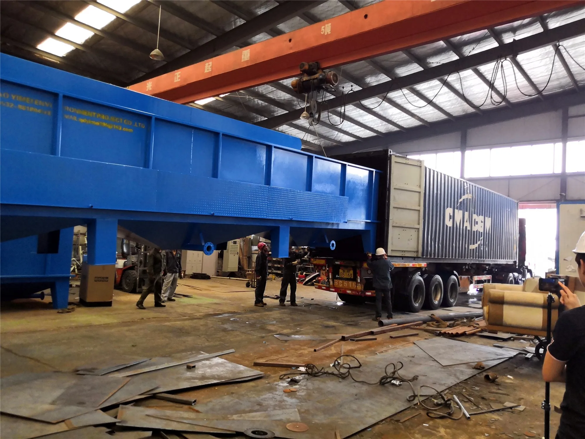 Grease Trap Tank Daf Dissolved Air Flotation Machine For Oil Waste ...