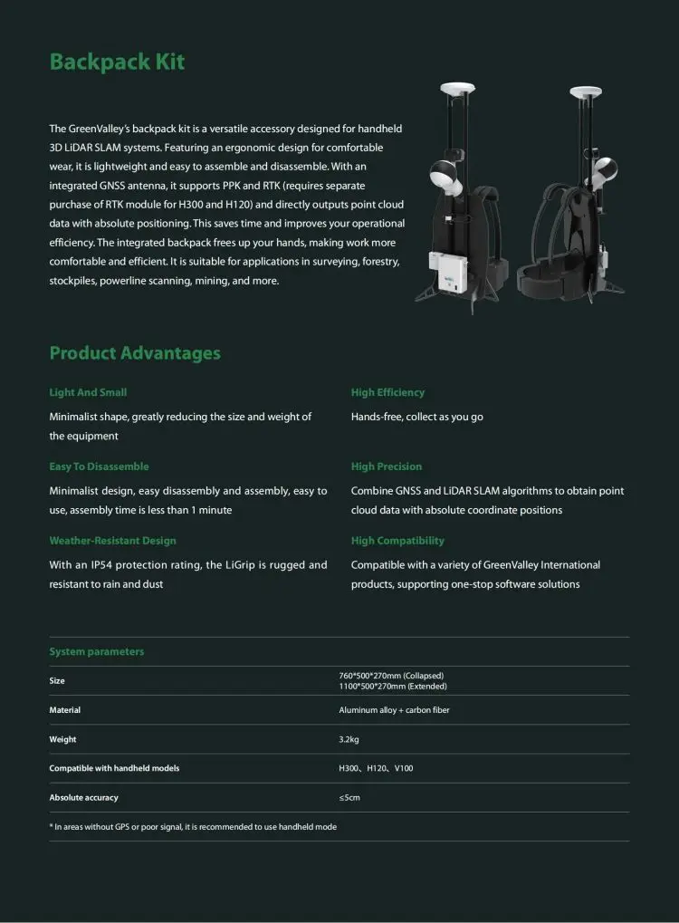Outdoor LiDAR 3D Scanning Handheld Scanner H300 for Surveying, Up to ...