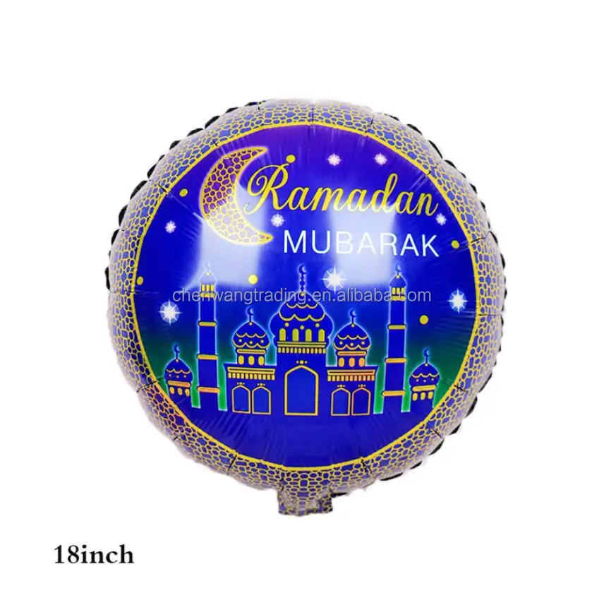 New Arrival Ramadan Eid Mubarak Balloons Garland Arch Kit Moon Star ...