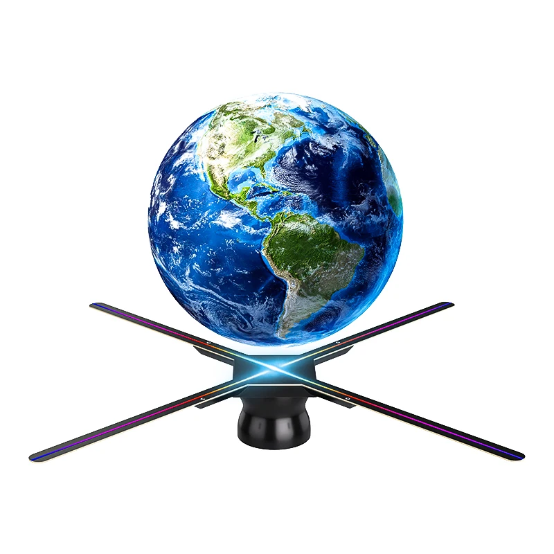 3D LED Fan 47cm with 8GB Card Holographic Hologram Advertising LED Fan ...