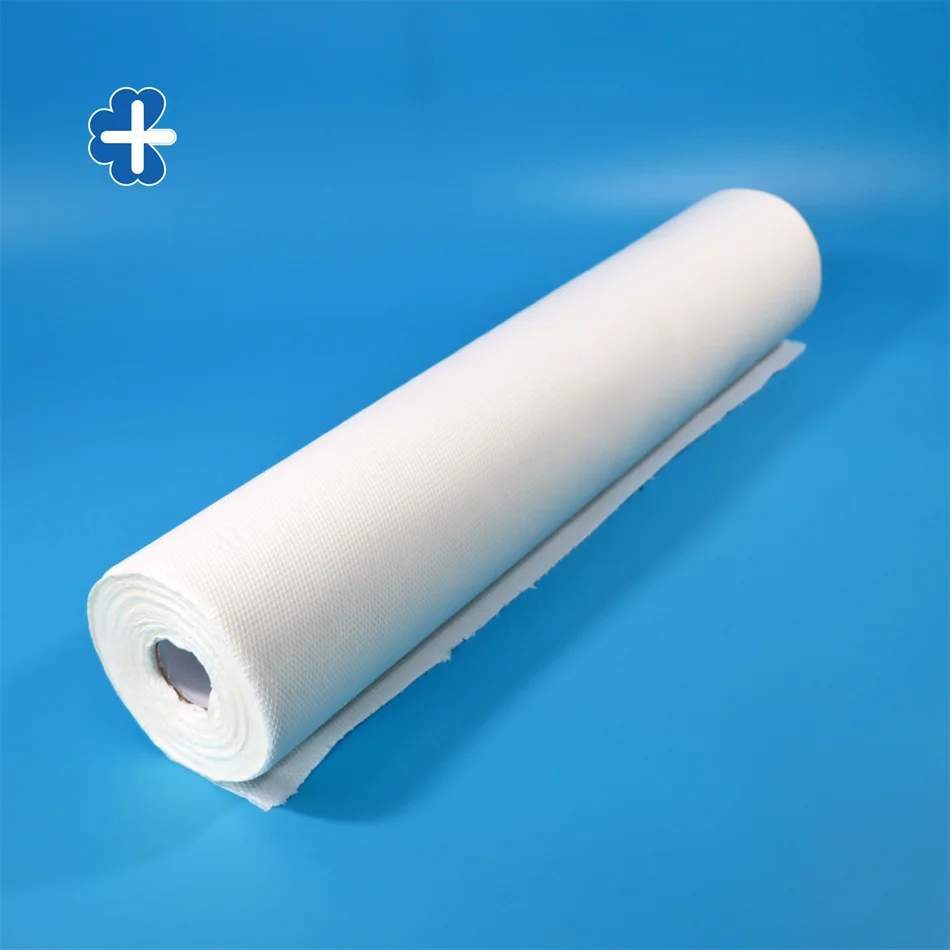 Two Layers Tissues Disposable Jumbo Roll Examination Roll for Hospital ...