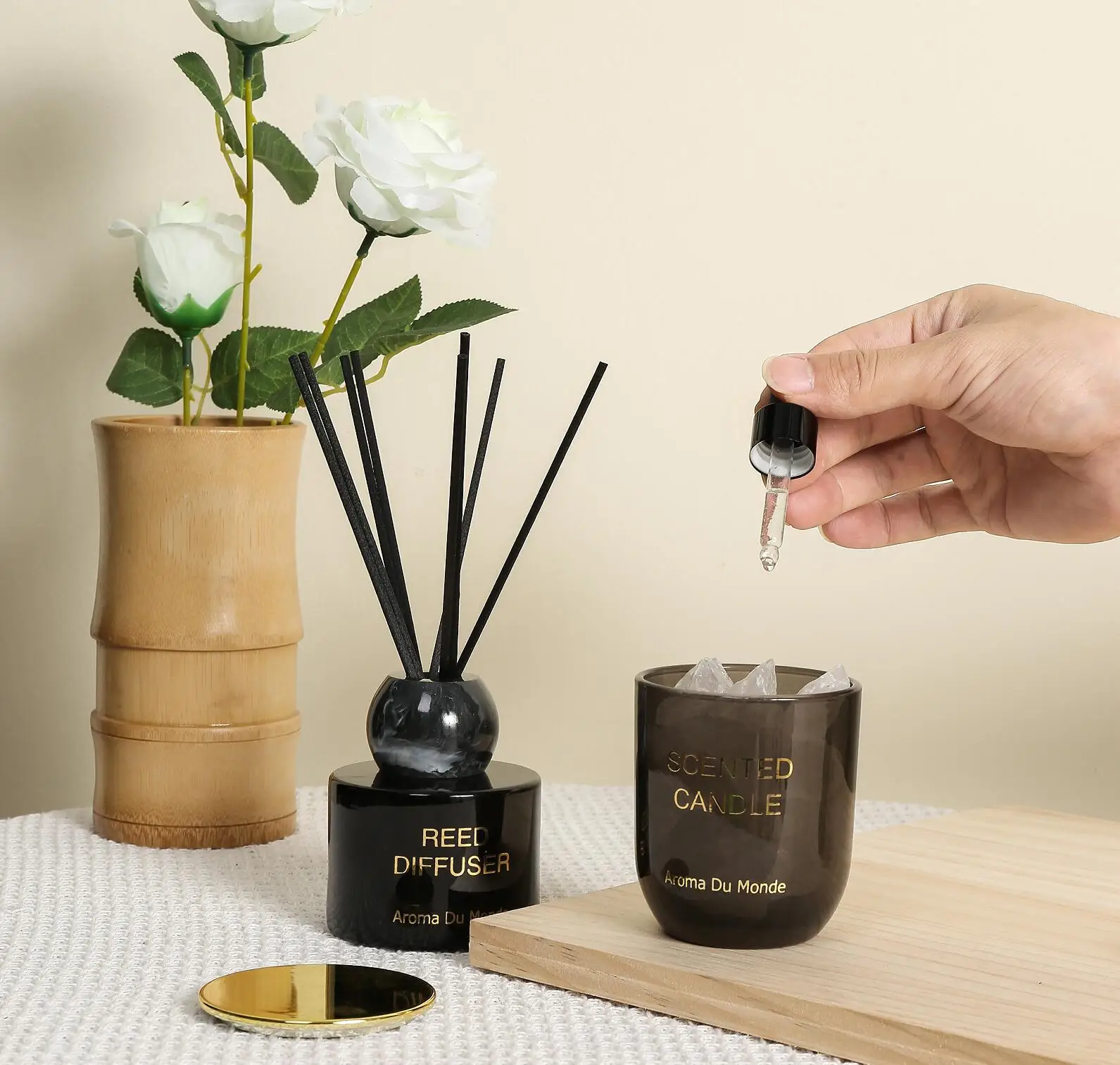 Home Fragrance New Arrival Air Freshener Reed Diffuser With Rattan ...