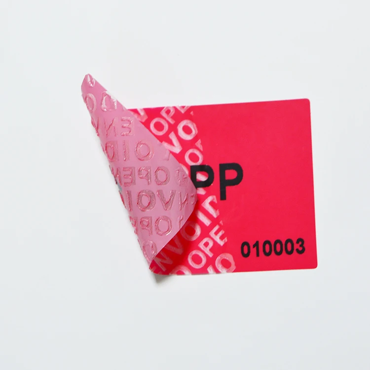 Silver Custom Tamper Evident Void Security Seal Labels Anti Counterfeiting Sticker| Alibaba.com
