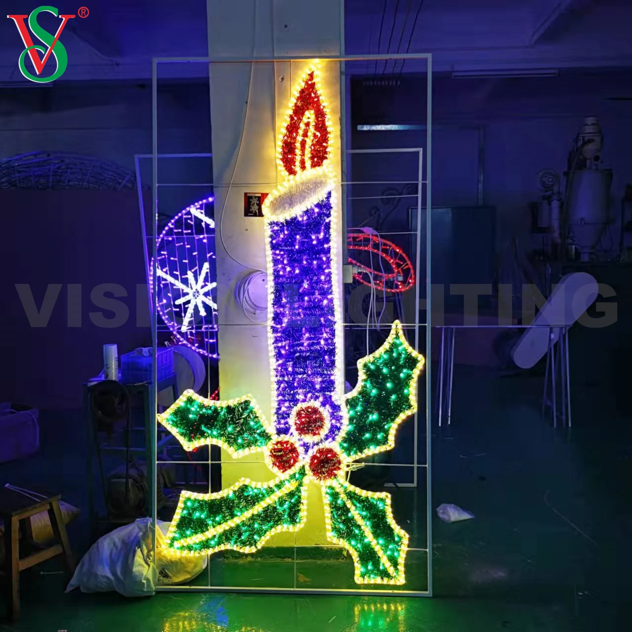 Indoor Outdoor String Lighting Gift Box Motif Light For Christmas ...