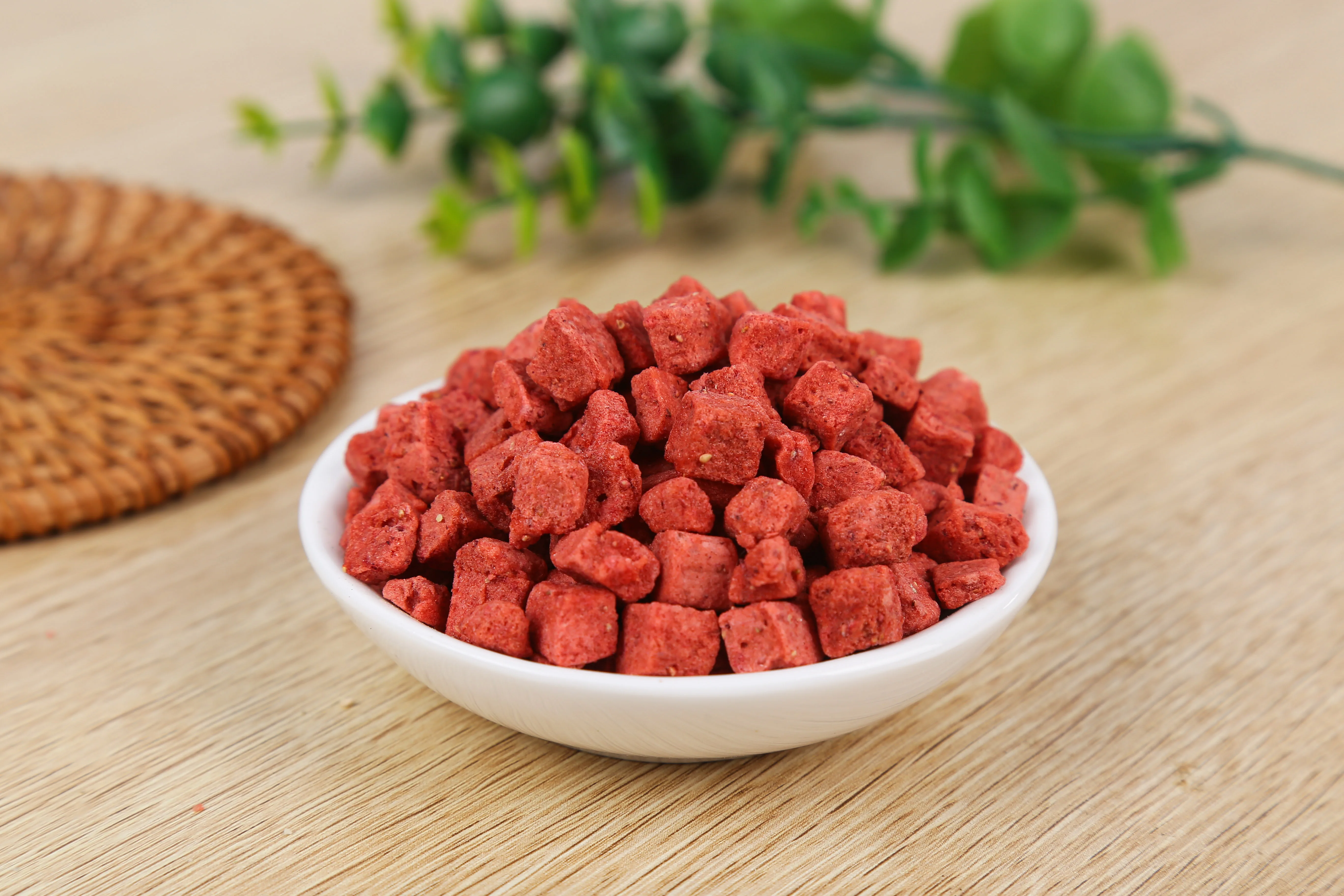 Freeze Dried Strawberry Dices - Healthy Snack from China