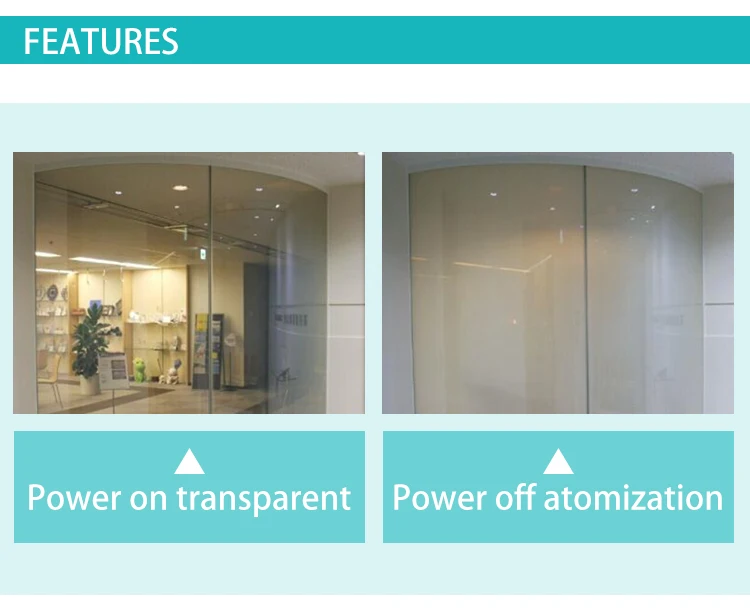 Smart Privacy Electric Window Film - PDLC Controlled Glass