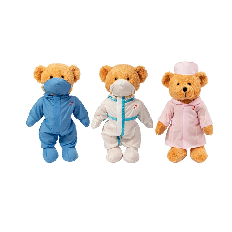 Custom Anima Doctors and Nurses Bear Toys - Stuffed Plush