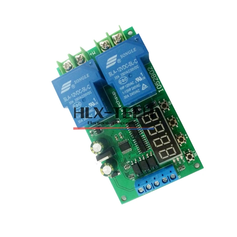30a 12v Multifunction Dc/ac Motor Forward & Reverse Start Stop Delay ...