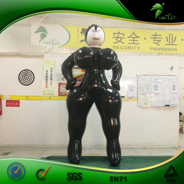 Hongyi Inflatable Big Boobs Big Ass Lndia Black Girl Inflatable Doll ...