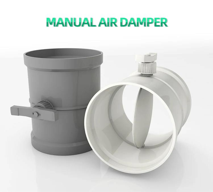 Pp Plastic Pipe Fittings Air Flow Control Valve For Ventilation - Buy ...