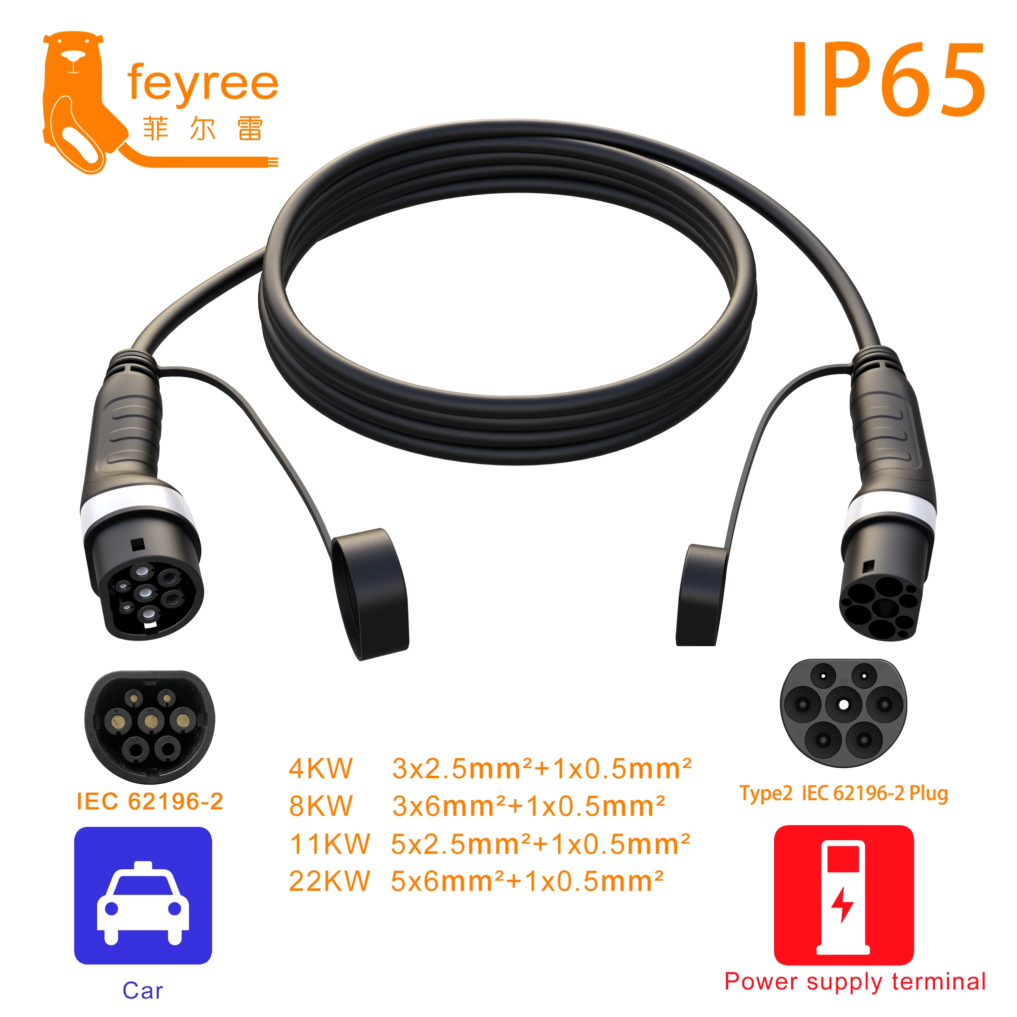Feyree Wholesale 9.6kw Ev Charger Station Byd Ev Charger Type 2 Iec ...