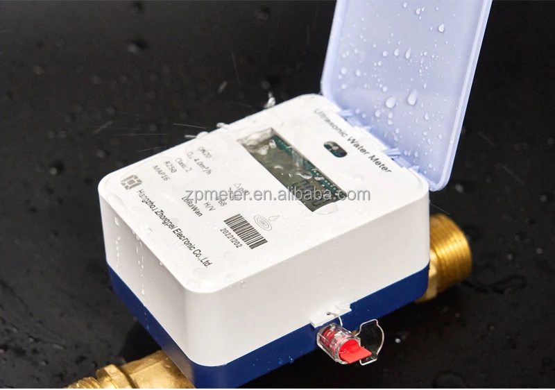 Brass Material Ultrasonic Water Meter With Smart Water Flow Sensor ...