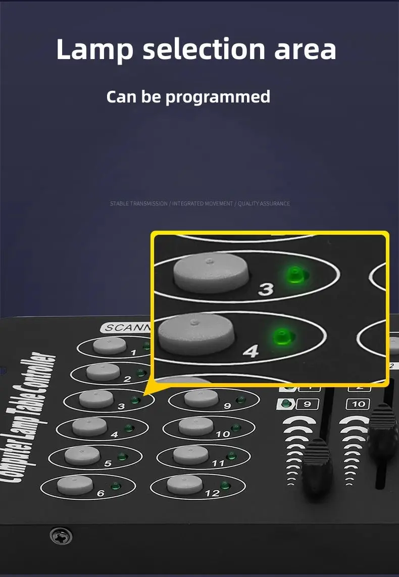 DMX 512 LED Controller - 192 Channels for Professional Lighting