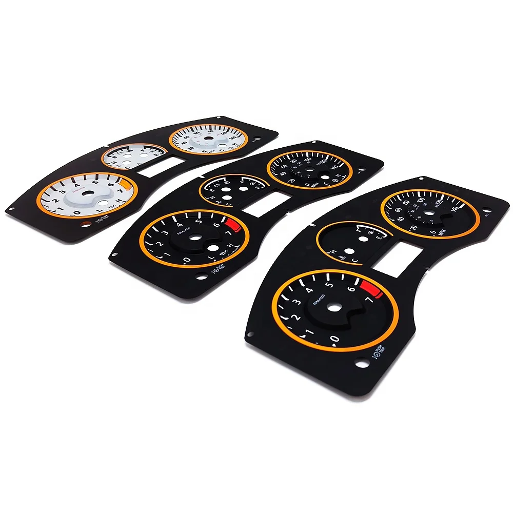 Universal Speedometer Digital 3d Dial Odometer Dashboard Tachometer ...