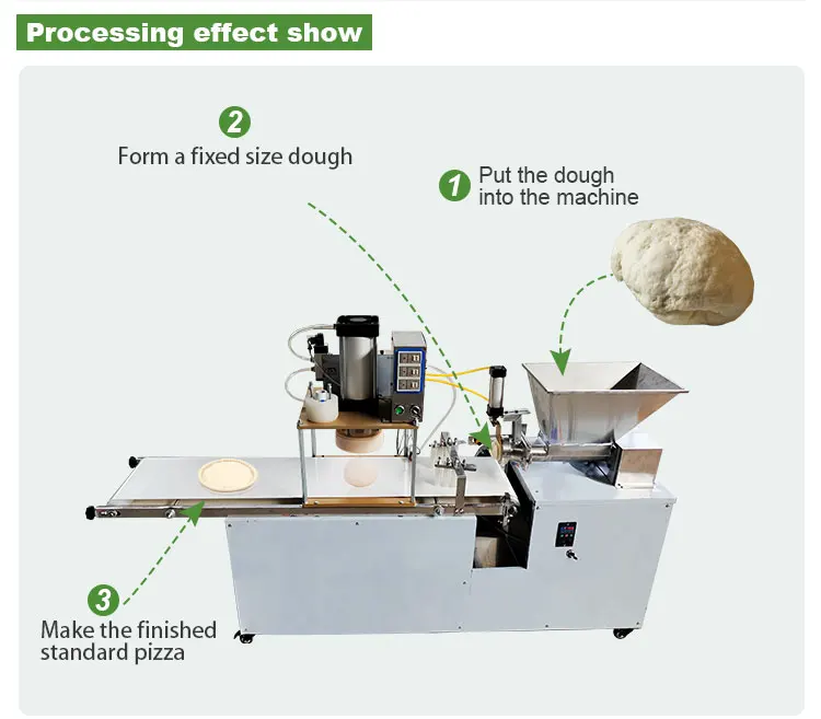 Commercial Fully Automatic Pizza Crust Maker Presser 30cm Dough Open ...