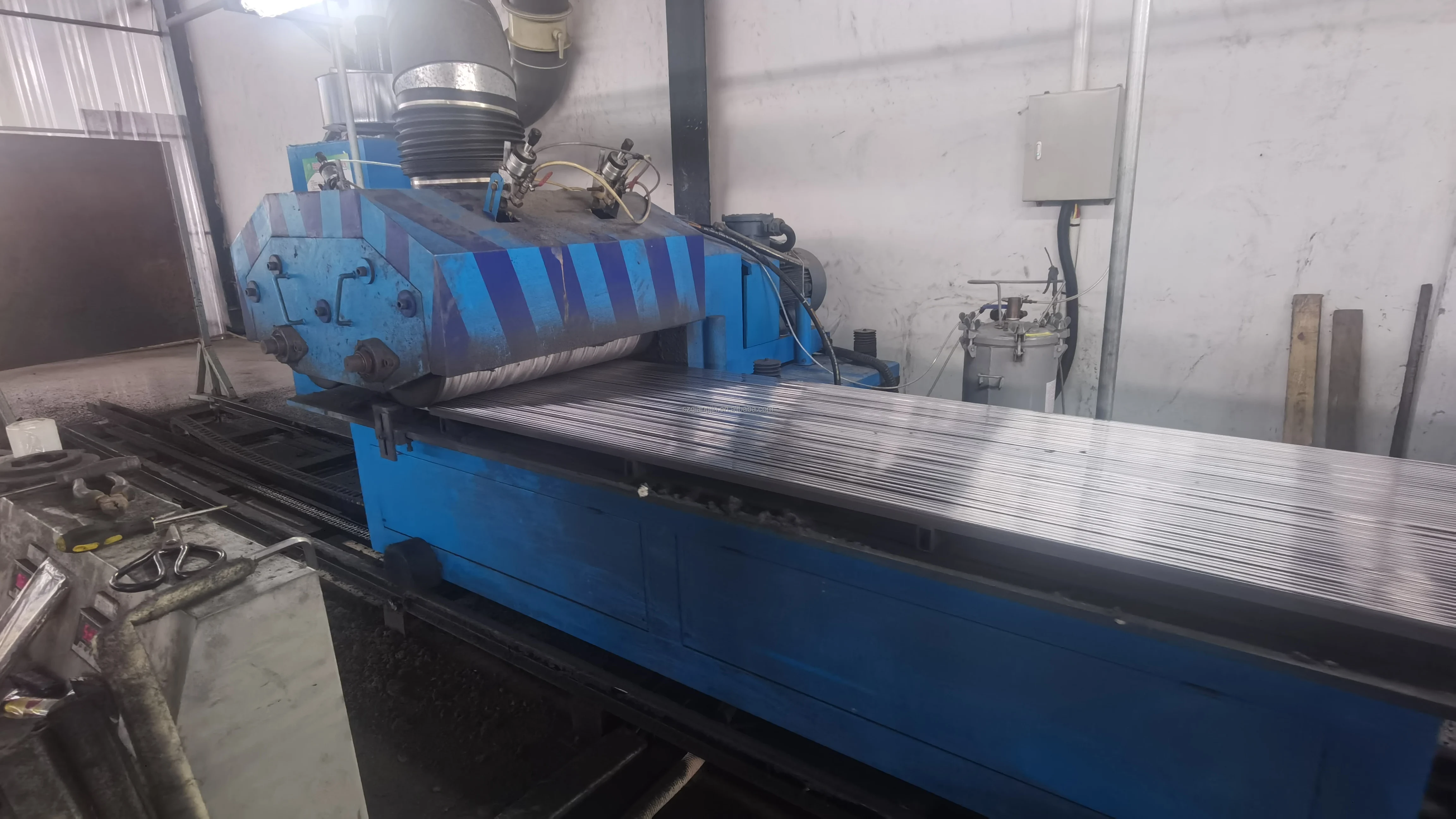 Aluminum Profile Mirror Effect Buffing Polishing Machine Adopt Plc ...