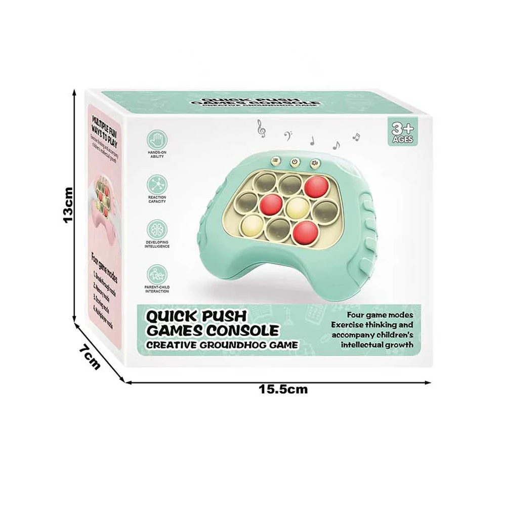 Light up Fast Push Puzzle Game Machine Memory Games for Kids and Adults ...