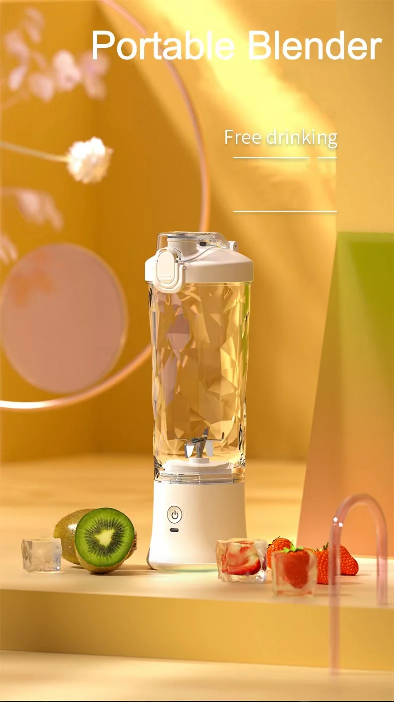Kitchen Appliances 600ml Portable Blender 150w Electric Blender 6 ...
