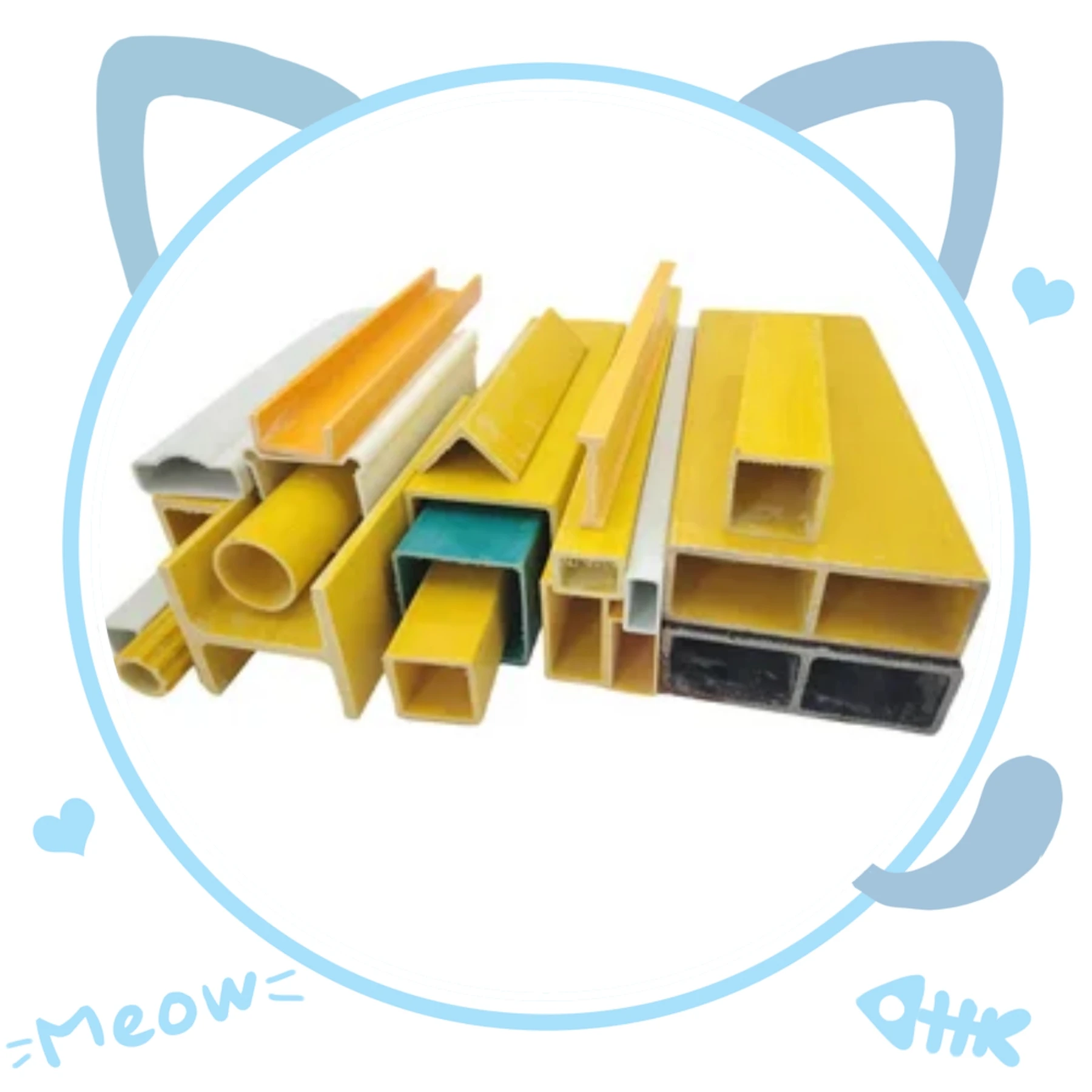 Fiberglass Reinforced Plastic Frp/grp Structural Shapes Frp Pultrusion ...