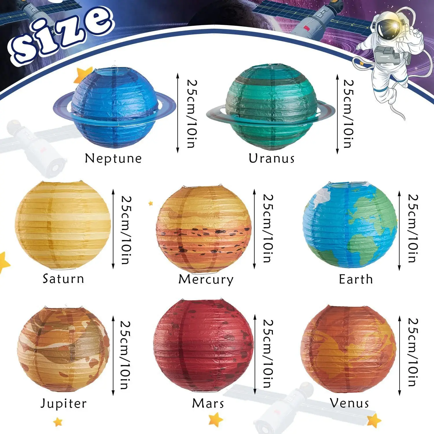 Nicro Solar System Planet Space Themed Lamp Home Decoration