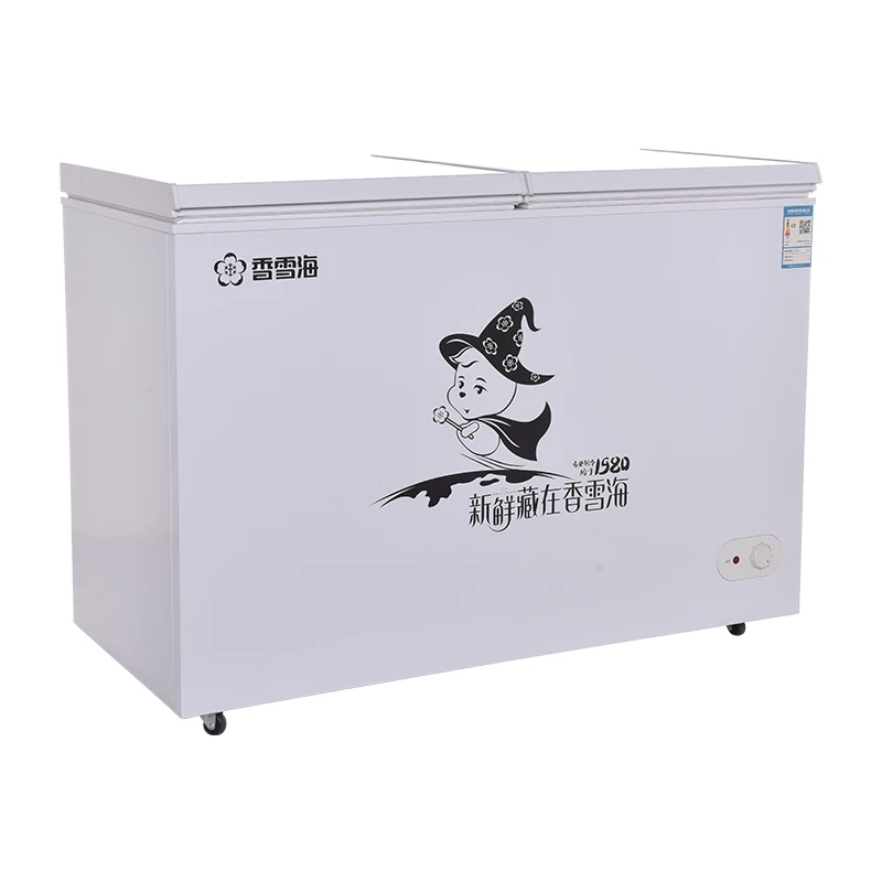 Bcd-418 Snowsea Custom Double Temperature 2 Doors Deep Freezer Freezers ...