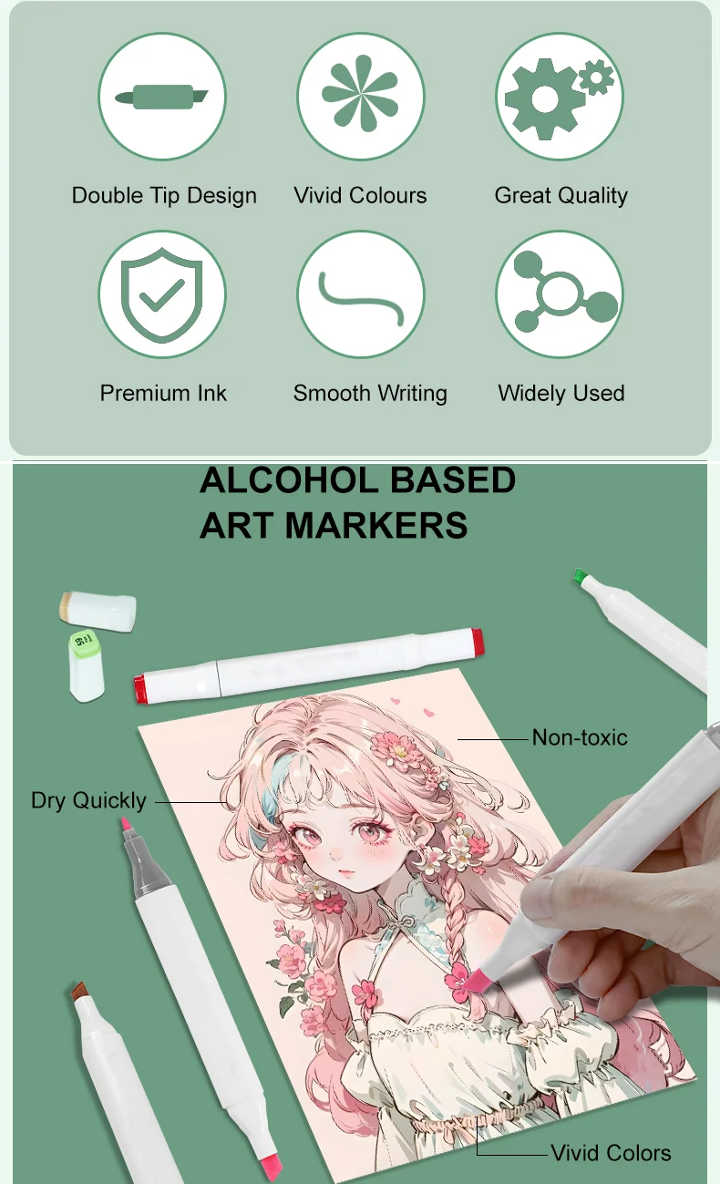 Customization Acrylic Paint Pen Water Based Extra Fine Point Nylon Tip Odorless Acid Free And ...