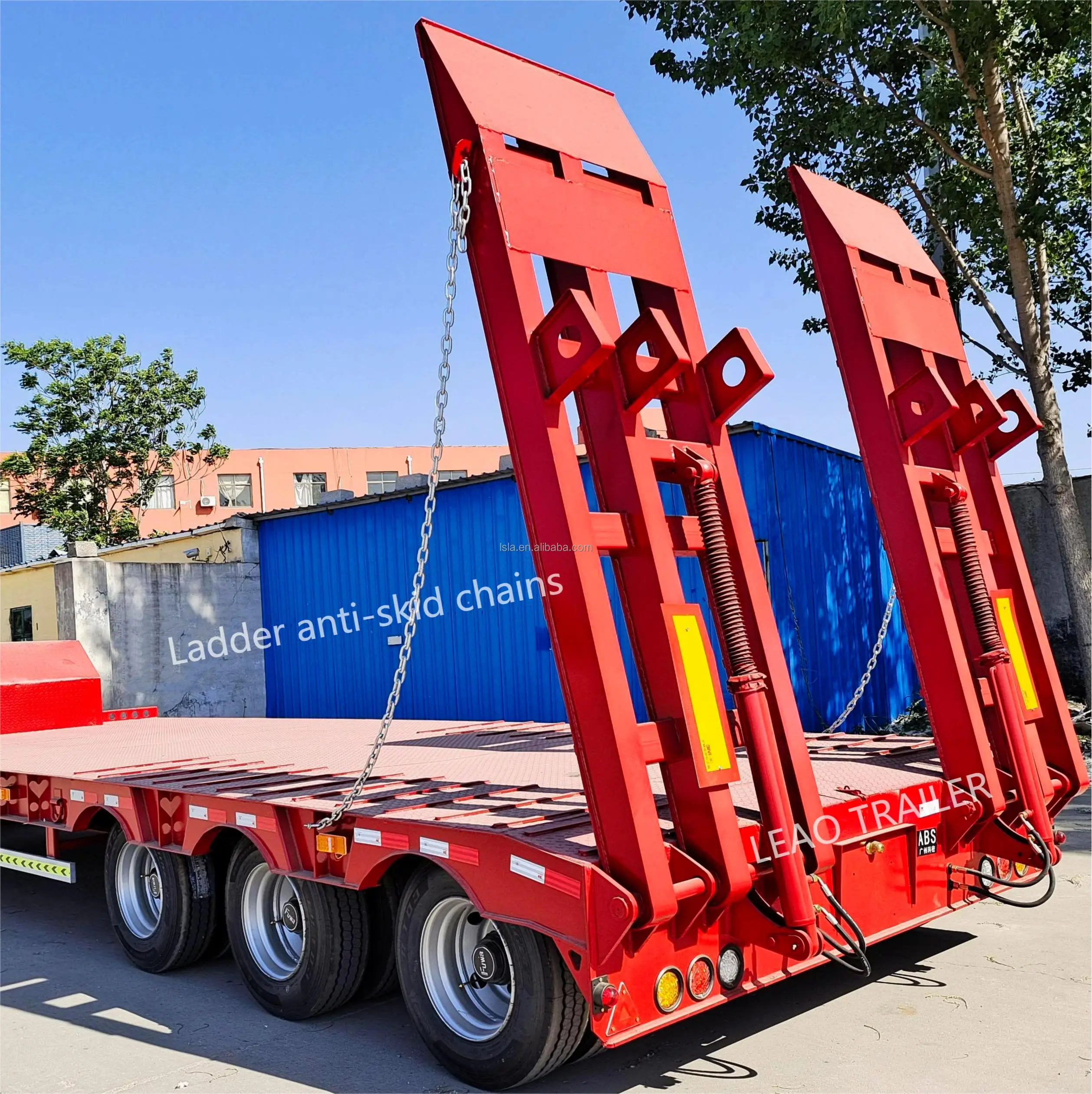 60ton 100ton Lowbed Truck - Heavy Duty Container Chassis