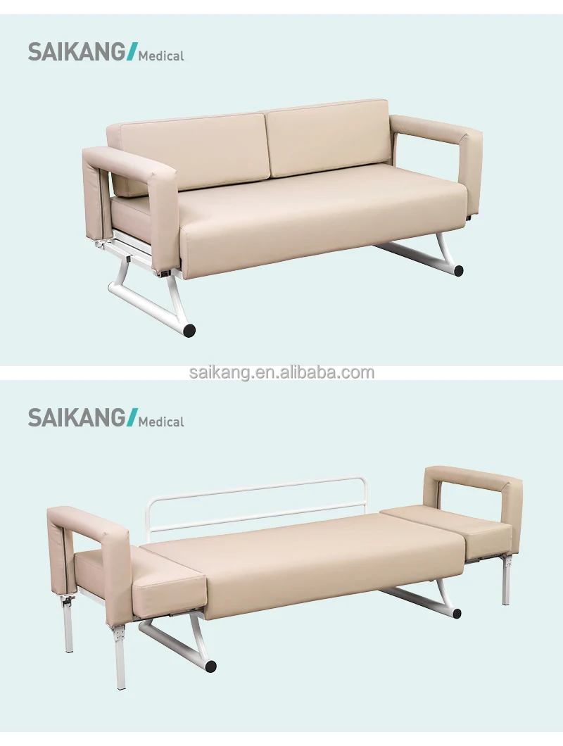 SKE001-19 Hospital Foam Extendable Sleep Two-seater Medical Attendant ...