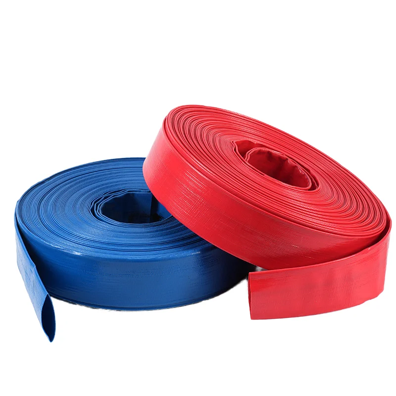 Flexible PVC Lay Flat Hose Extruded Fiber Braided Soft Water Pipe for ...