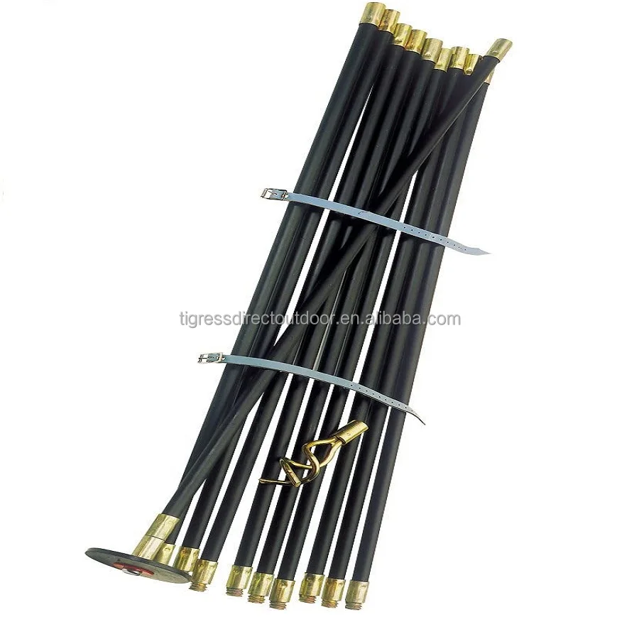 Brass Jointed Blue Drain Rod Set 13pcs Lockfast Draining Rod Kit ...