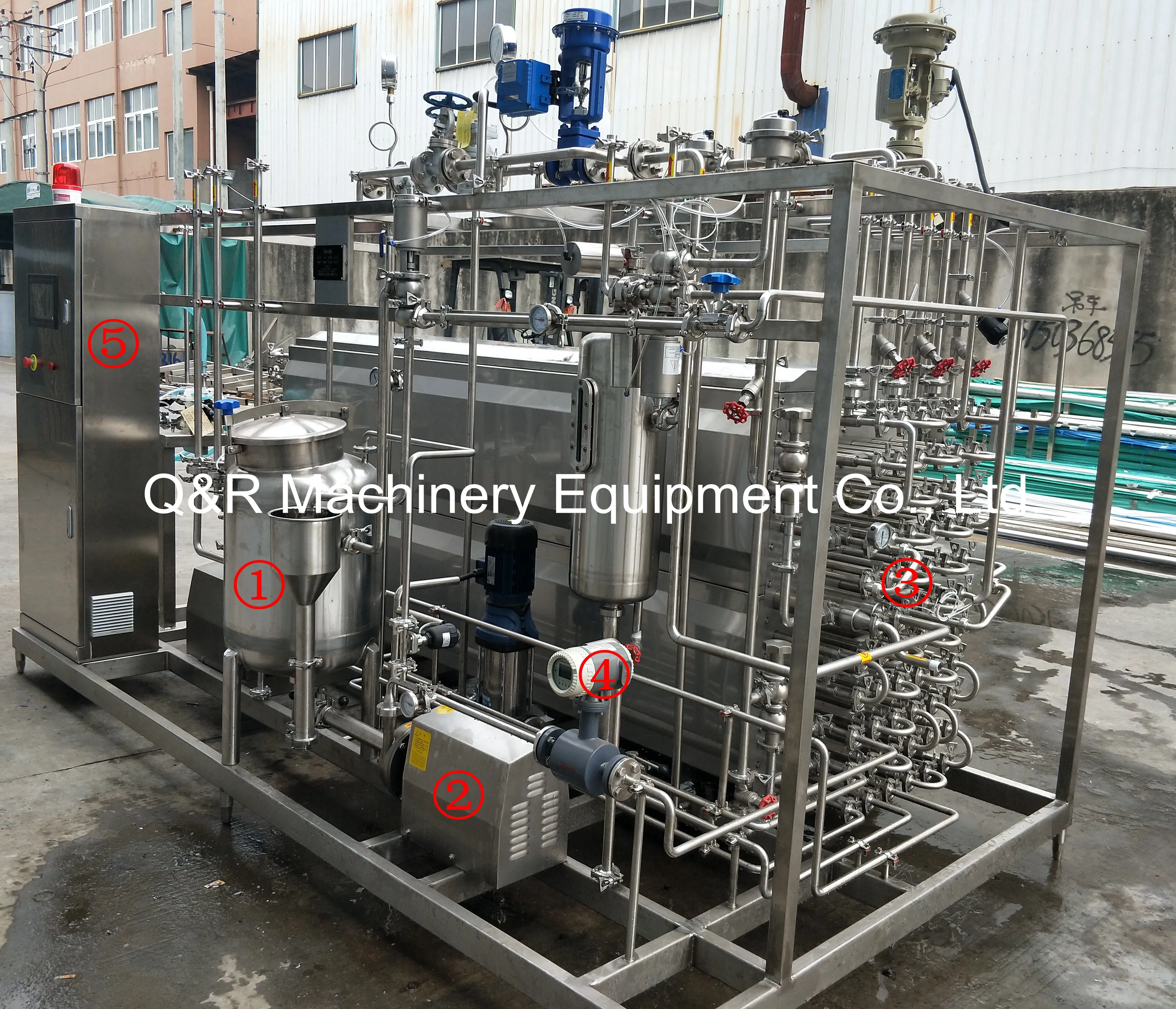 1000L Flash Pasteurization UHT Small Tunnel Sterilizer