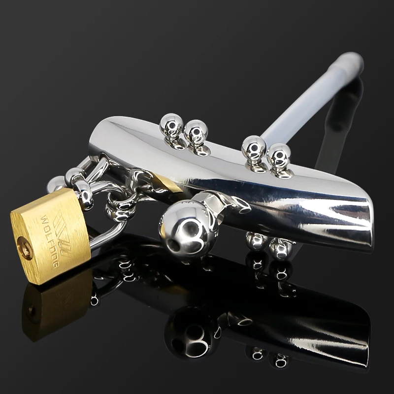 Stainless Steel Female Chastity Lock with Labia and Charistinga ...
