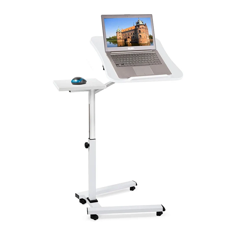 Portable Laptop Desk With Mouse Pad Holder Rack Height Adjustable ...