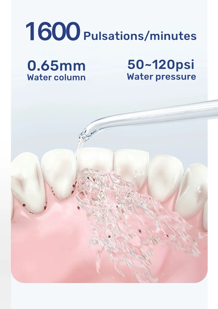 Cordless High Pressure Electric Water Flosser Water Irrigater Durable ...