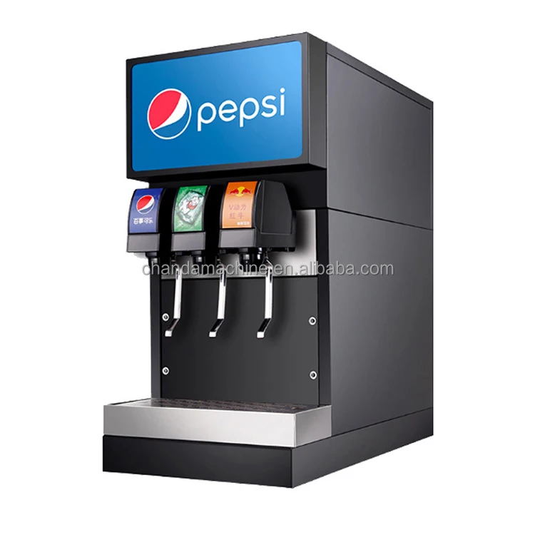 Commercial Post Mix Soda Fountain Dispenser With 5 Valves Carbonated ...
