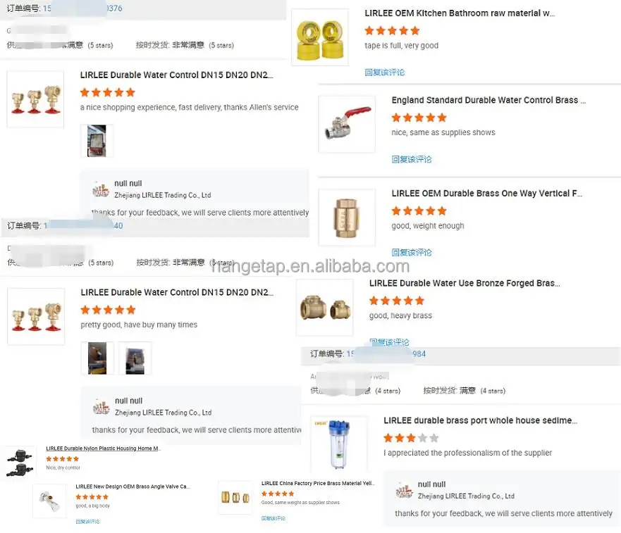 LIRLEE Durable BSPT NPT Female Thread Water Control Nickel Plated ...