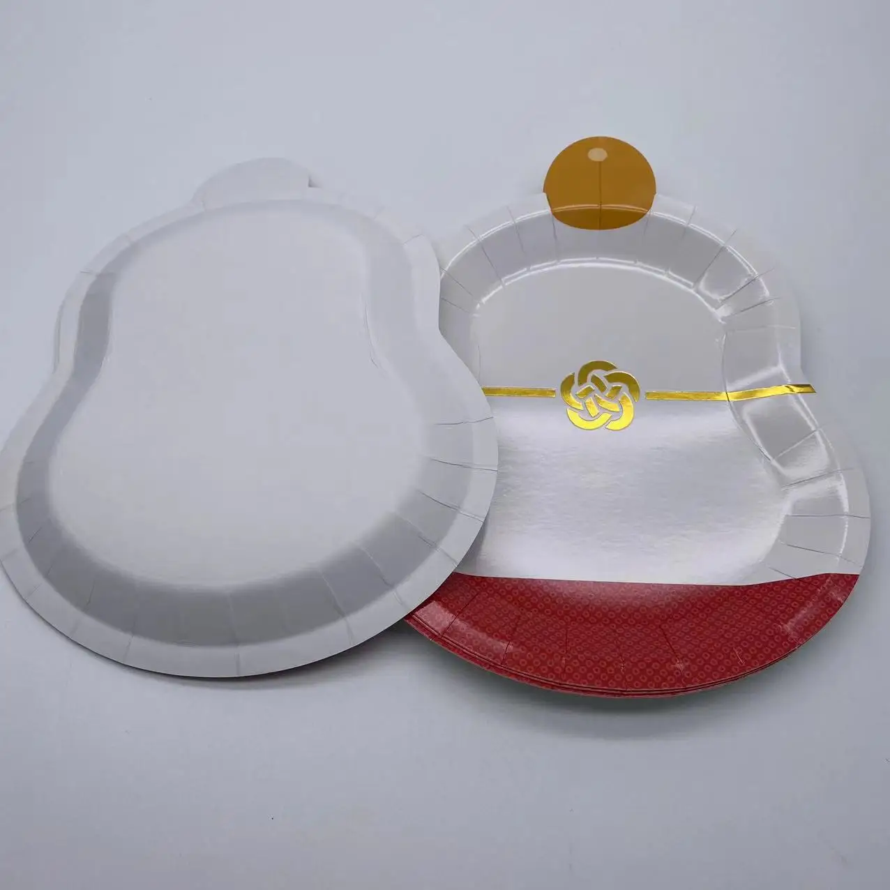 18cm Disposable Round Paper Plates Japanese Cherry Blossom Style Paper ...