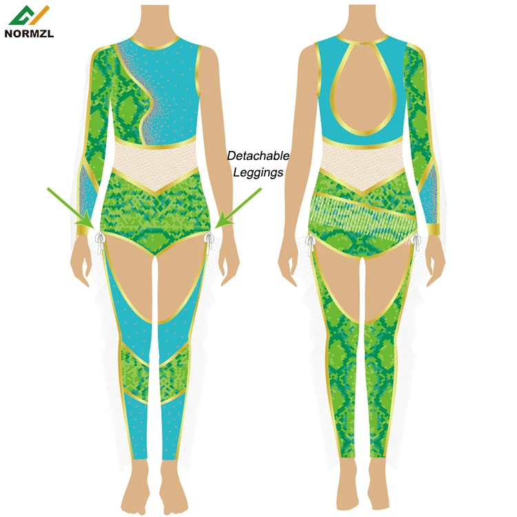 Normzl Boys Majorette Dance Costumes With Fringe Custom Girls ...