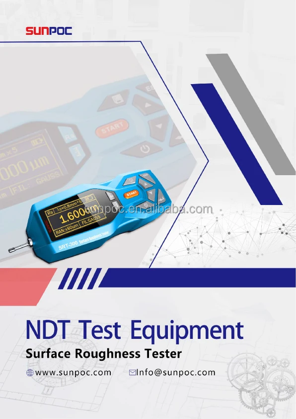 Non Destructive Testing Equipment Curved Surface Roughness Tester ...