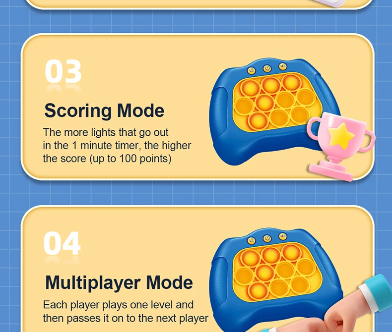 Bubble Popping Classic Meets Fast Fun Electronic Gaming Sensory Game ...