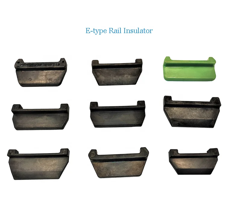 E type railway insulator Rail Fastening System Rail Nylon Insulator ...