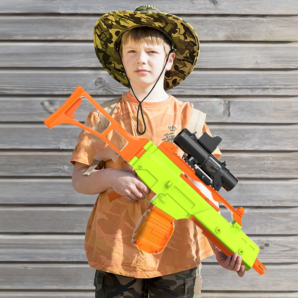 Water Bullet Gun Electric Gel Ball Gun Outdoor Toys Shooting Team Game ...