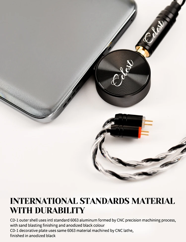 Kinera Celest Usb Type C To 3.5mm Hifi Audio Dac Headphone Adapter Dac ...