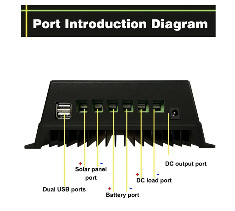 Smart MPPT 60A 80A 100A Sun Solar Charge Controller High Input Voltage 100A Solar Charge ...