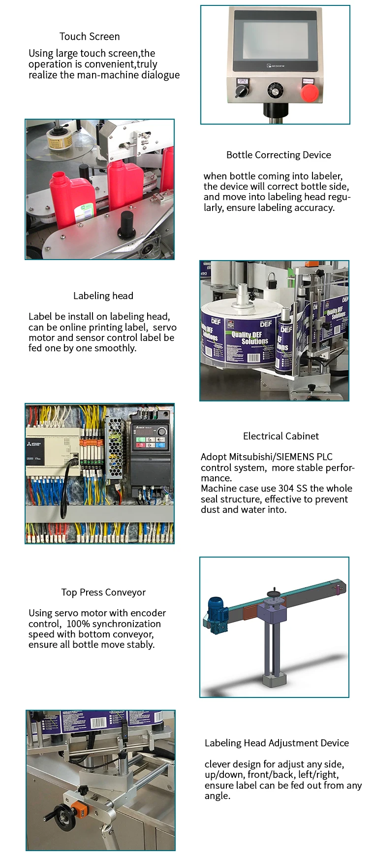 Ym610 Automatic 5 Gallon Round Paint Barrel Labeler Square Buckets Pail ...