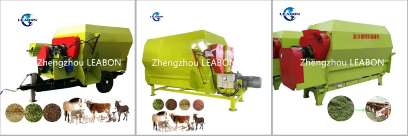 10 Cbm Dairy Cattle Tmr Feed Mixer Silage Grass Blending Machine Tmr Livestock Forage Mixing ...