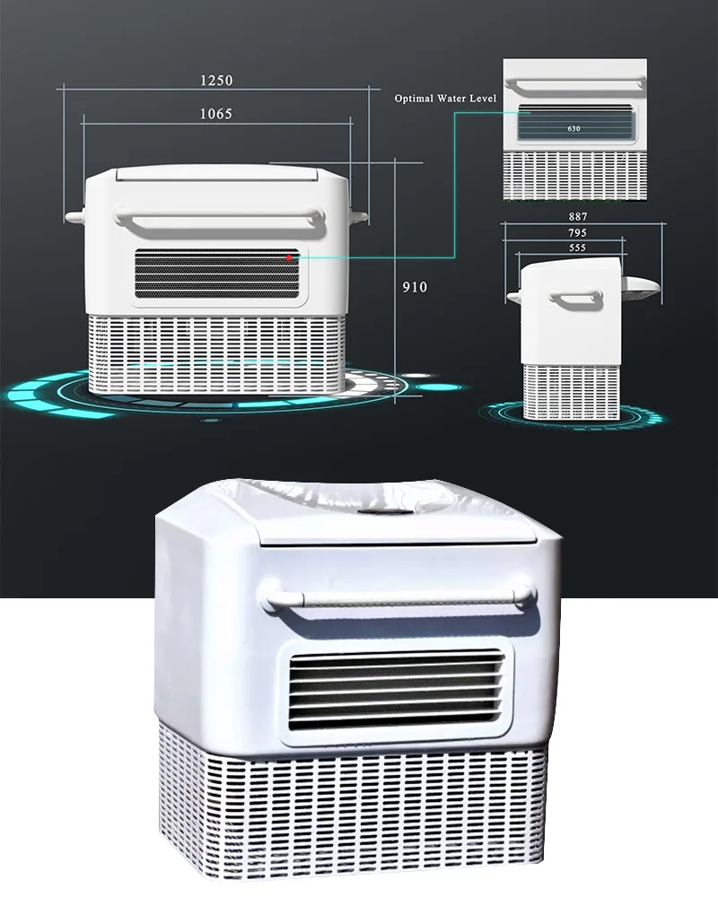 Infinity Pool Countercurrent Surfer Point Swimming Trainer Wall Mounted ...