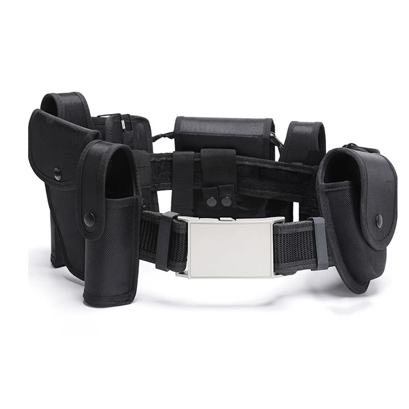 Security Guard Tactical Belt System Utility Kit Law Enforcement Modular ...