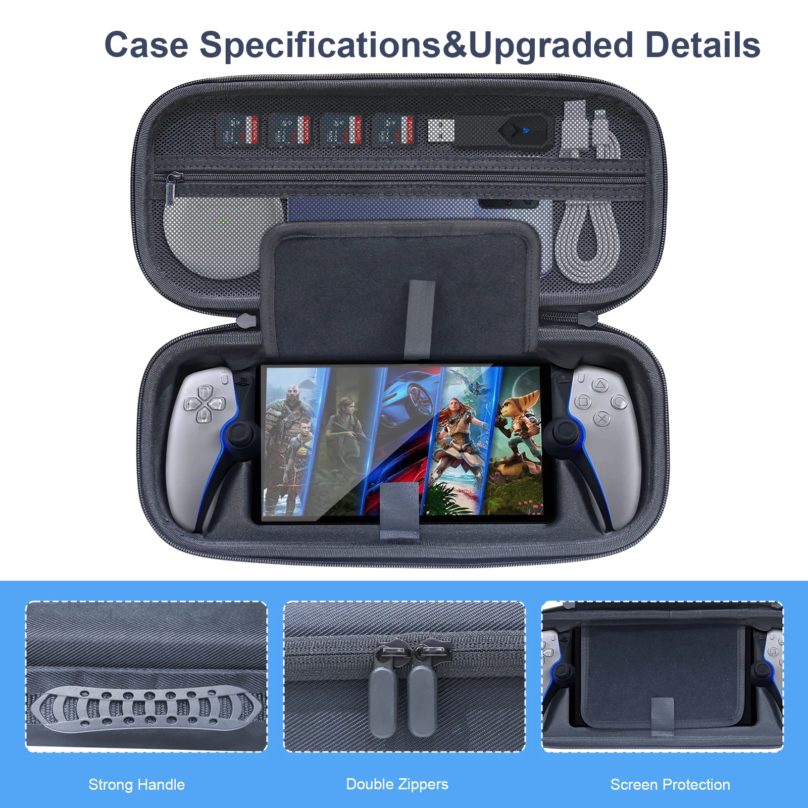 JYS Carry Case for Playstation Portal - Stylish & Ergonomic