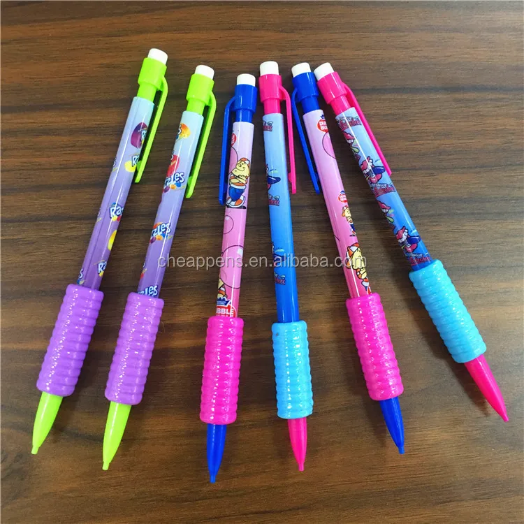 Transparent Plastic Refillable Custom Propelling Mechanical Pencil Set ...
